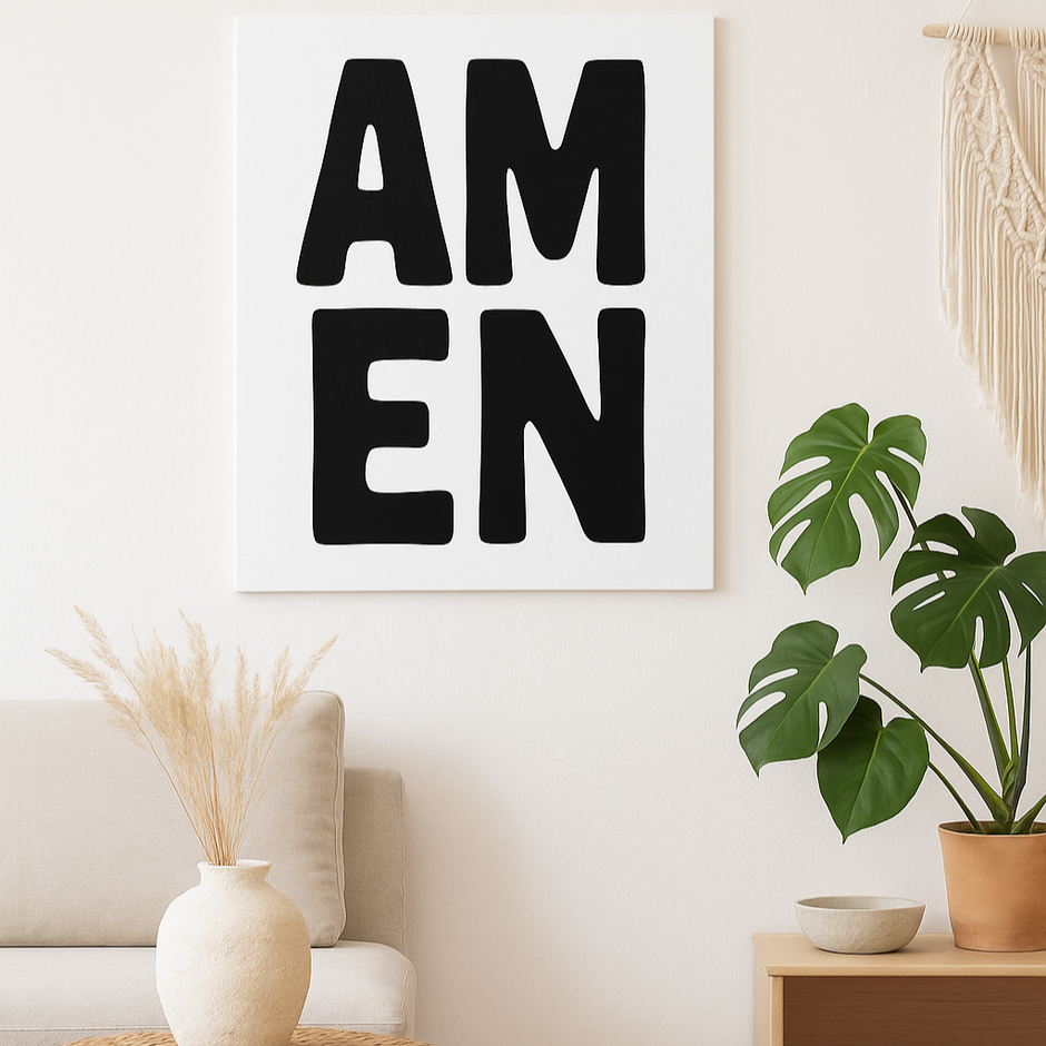 AMEN Christian Wall Art - BESTSELLER – Everisma